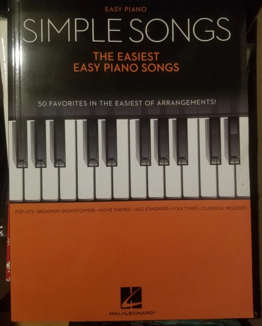 SIMPLE SONGS THE Easiest Easy Piano Songs Sheet Music Lyrics 50 Tunes simple-songs-the-easiest-easy-piano-songs-sheet-music-lyrics-50-tunes