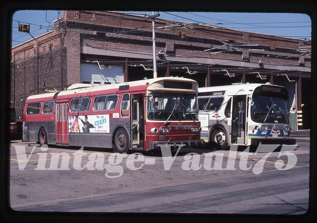 ORIGINAL SLIDE TROLLEY Bus 9317 Ttc Toronto Transit Kodachrome 1990 ...