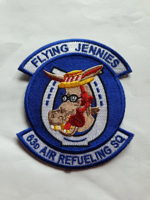 US AIR FORCE 63d Air Betanking Squadron Patch USAF Flying Jennies ...