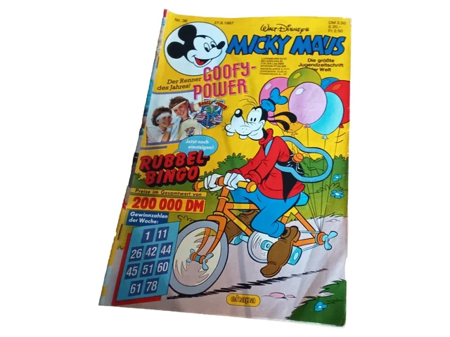 WALT DISNEY MICKY Maus - Goofy Power - Magazine Jeunesse Aventure EUR 5 ...