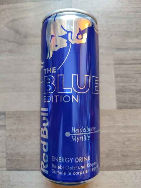 ENERGY DRINK CAN Red Bull Blue Edition Full 250ml Can Switzerland ...