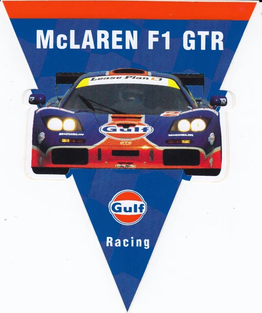 GULF RACING MCLAREN F1 GTR BPR CHAMPIONSHIP 1996 ORIGINAL PERIOD ...