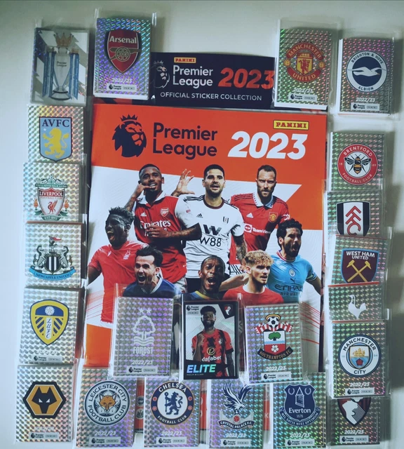 PANINI PREMIER LEAGUE 2023 Complete Collection, Album & 636 Loose ...
