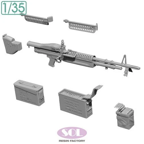 SOL RESIN FACTORY MM961 , M60 Machine Gun , 3D PRINTED , 1/35 £12.99 ...