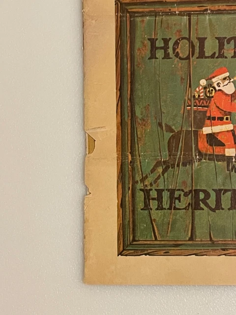 VINTAGE 1966 BETTY Crocker Crocker’s Holiday Heritage Recipes Recipe ...