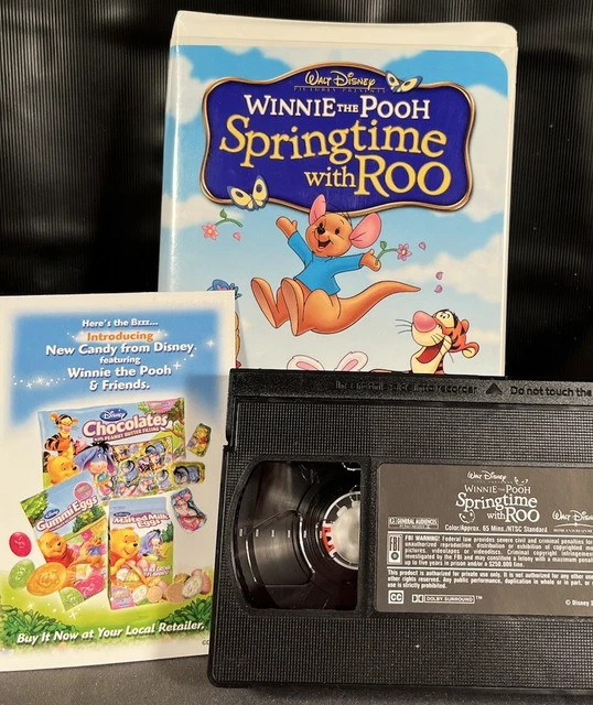 WINNIE THE POOH: Springtime with Roo (Clamshell VHS w/ Insert) Good ...