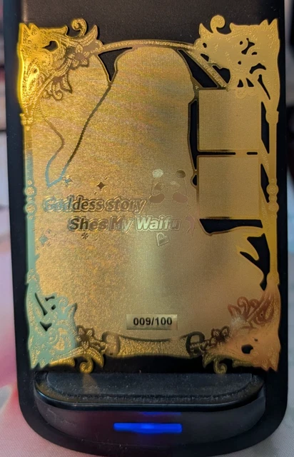 ALBEDO OVERLORD #9/100 Waifu Premium Metal Card Anime Goddess Story £17 ...