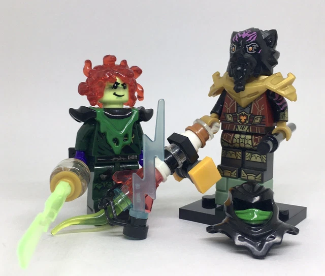 LEGO NINJAGO LORD RAS WARRIOR + GREEN EVIL MORRO MINIFIGURE TM C MOVIE ...