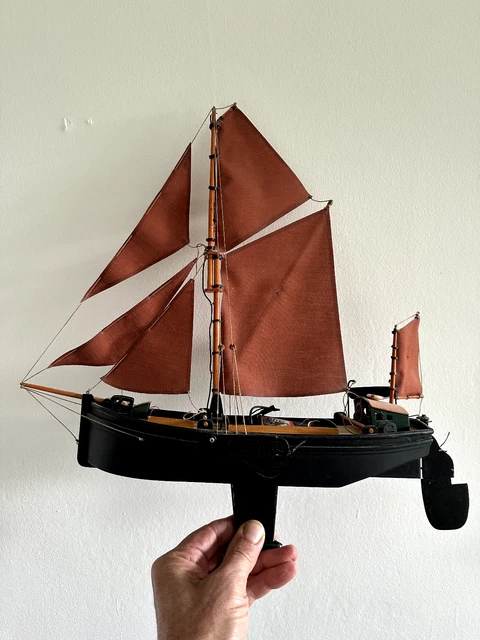 VINTAGE RADIO CONTROLLED RC Model Thames Barge Boat £20.00 - PicClick UK