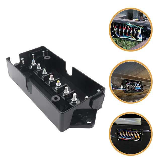TRAILER JUNCTION BOX 7-way Weatherproof Project Box Electronic ...