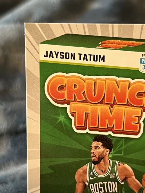 2023-24 DONRUSS JAYSON TATUM Crunch Time PROVA STAMPA #10 Boston ...