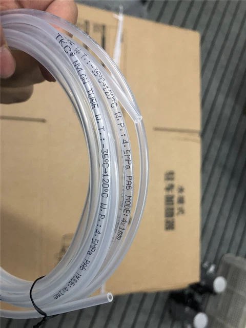 5 METER CLEAR Fuel Pipe Hose Line 2mm ID 4mm OD Auto Oil Pump Dedicated ...