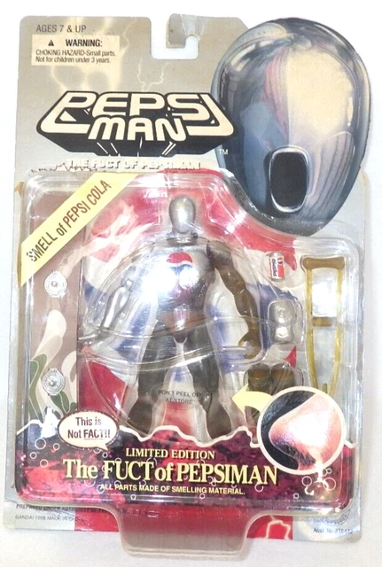 PEPSI MAN PEPSIMAN Ultra Free Pose Figure Cola Version BANDAI 1998 from ...