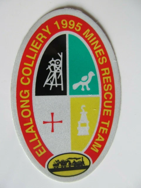 COAL MINING STICKERS, Ellalong Colliery, Mines Rescue Team $2.00 ...