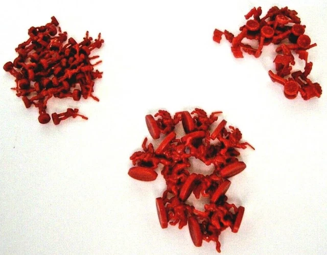 RISK BOARD GAME Army, Calvary, Artillery Pieces - Red Replacement ...