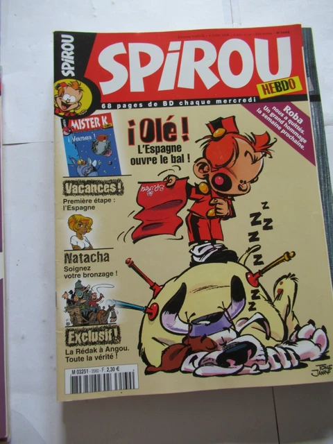 REVUE SPIROU N° 3560, du 5 juillet , 2006 Bon état EUR 2,50 - PicClick FR