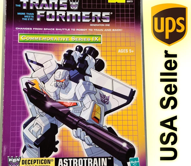 NISB TRANSFORMERS ASTROTRAIN Commemorative Series IX Decepticon Gen1 ...