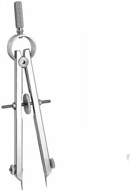 4.3 INCH LONG Spring Dividers Calipers, Spring Gauge Multifunctional ...