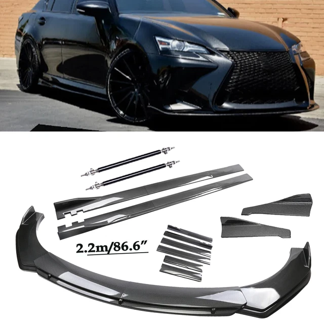 CARBON FIBER FRONT Bumper Lip Spoiler Splitters Body Kit For Lexus ...