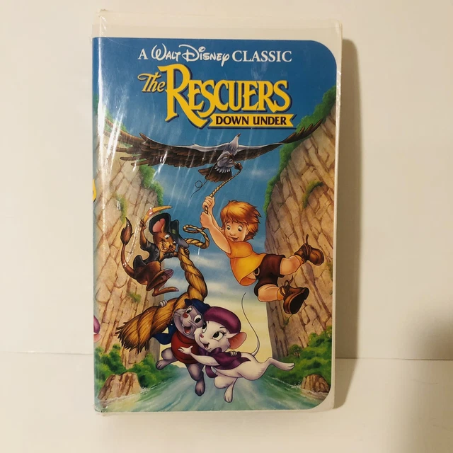 THE RESCUERS DOWN Under VHS RARE Black Diamond The Classics Walt Disney ...