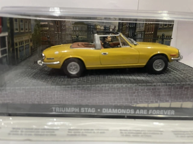 TRIUMPH STAG-JAMES BOND Car Collection Official Die-Cast Model 1:43 ...