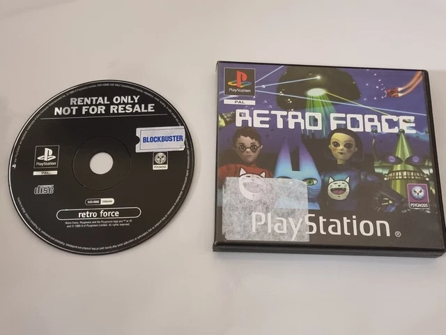 RETRO FORCE (SONY PlayStation 1 PS1 1999) PAL Vermietung nicht zum ...