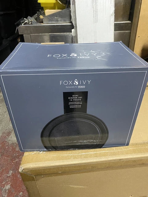 FOX & IVY Tesco, Oshi Dinner Set 12 Pieces £50.00 - PicClick UK