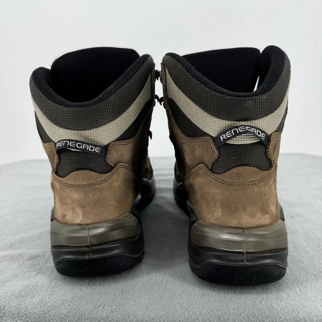 LOWA RENEGADE GTX Mid Hiking Boots Mens 11.5 Brown Gore Tex Waterproof ...