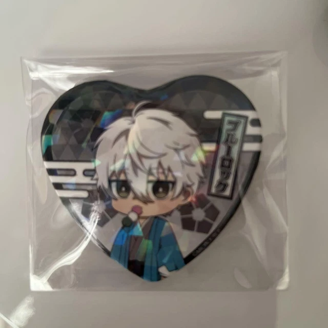 BLUE LOCK TOEI Kyoto Studio Park Heart Can Badge Holo Seishiro Nagi £54 ...