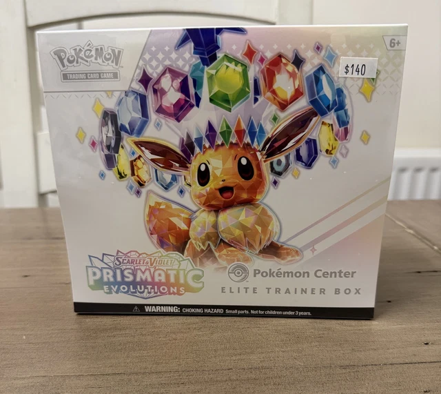 POKEMON PRISMATIC EVOLUTIONS POKEMON CENTER Elite Trainer Box ETB - New ...