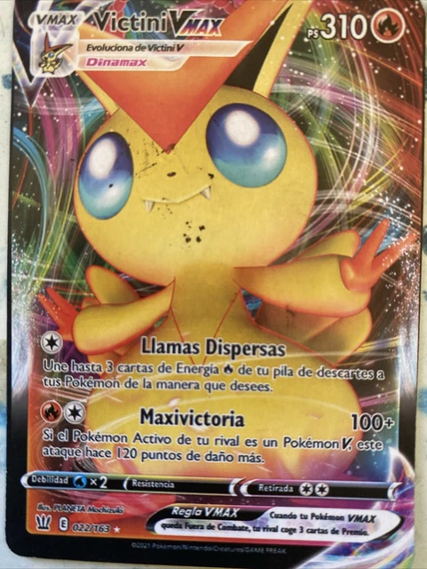 CARTE POKÉMON VICTINI Vmax 022/163 Epée Bouclier EB05 Styles de Combat ...