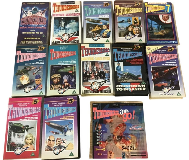 THUNDERBIRDS VHS COLLECTION Gerry Anderson Classic Series Bundle £15.00 ...