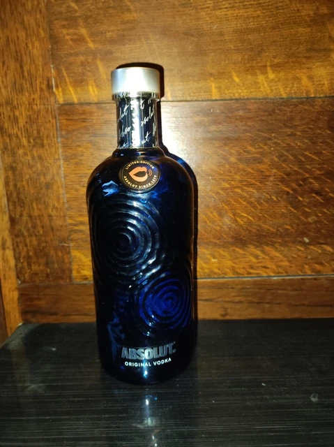 ABSOLUT VODKA EMPTY Blue Glass Bottle (Limited Edition) "Voices" 70cl ...