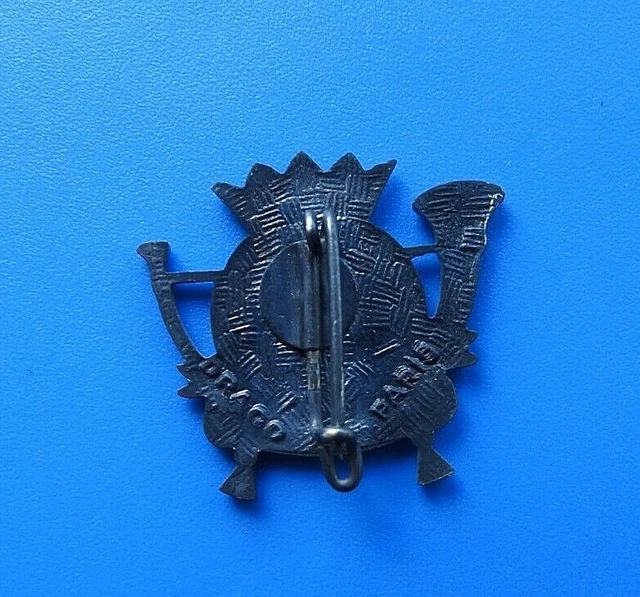 #6191# BELGIQUE : insigne métallique du 1° régiment de carabinier ...