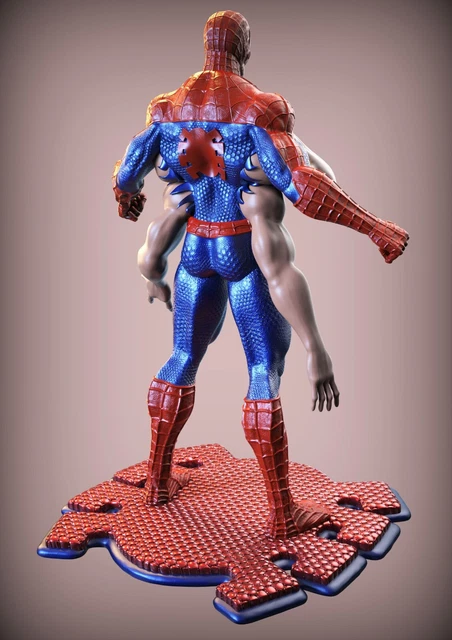 SPIDER-MAN STATUE/SIX ARMS/3D Printed/Marvel Universe/Sanix $70.83 ...