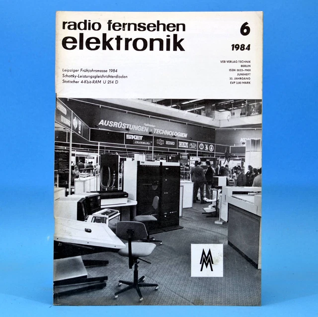 DDR RADIO FERNSEHEN elektronik 6 1984 Frühjahrsmesse Leipzig EUR 6,99 ...