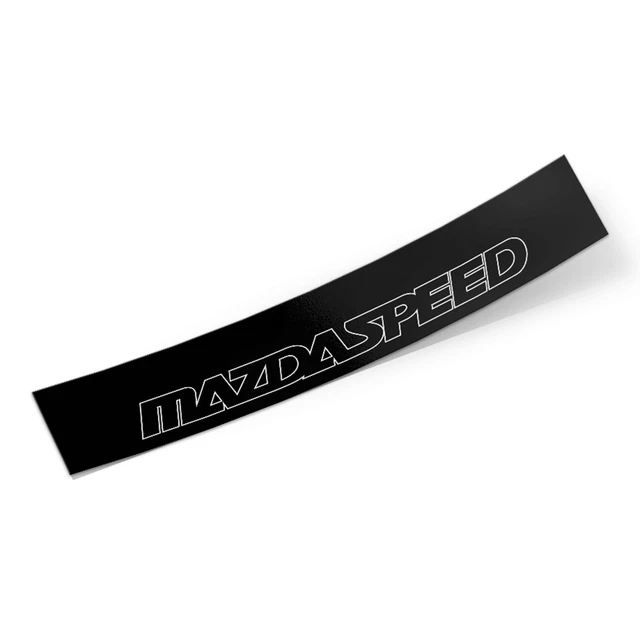 MAZDASPEED OUTLINE MAZDA RX8 RX7 MX5 JDM Sunstrip Banner Windshield Car ...