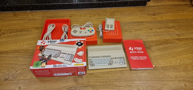 A500 MINI RETRO Console (25 Classic Amiga Games Included) Ref A722 £85. ...