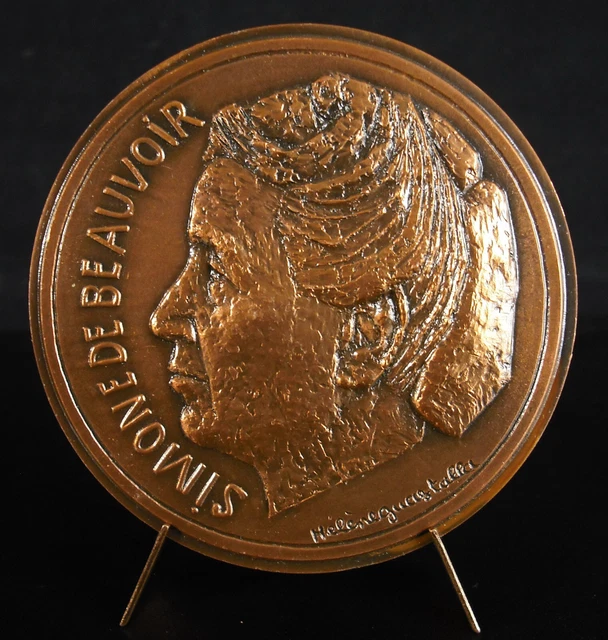MÉDAILLE SIMONE DE Beauvoir féminisme "femme on le devient" philosophe ...