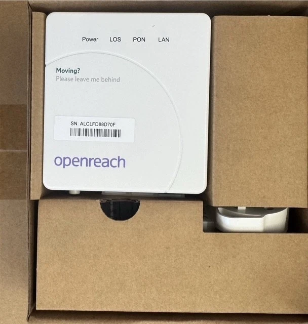 NOKIA-ONT G-010G-R OPENREACH Optical Fibre GPON Terminal BNIB £10.78 ...