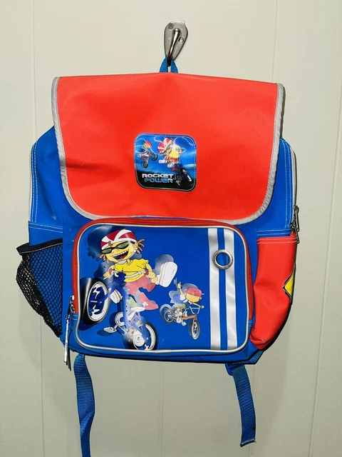 ROCKET POWER BACKPACK Nickelodeon Cartoon BMX Skateboarding Vtg 90s Y2k ...