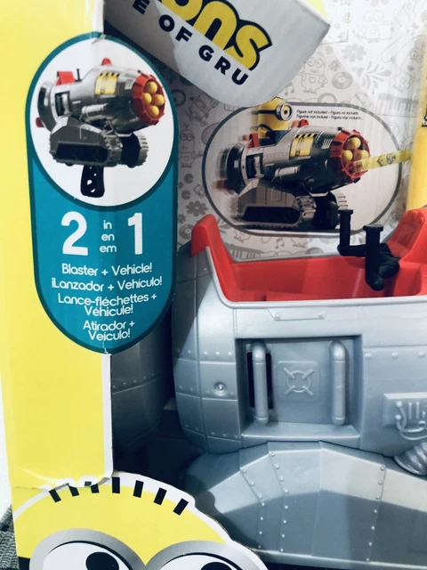 MATTEL ILLUMINATION MINIONS The Rise of Gru Mini Missile Fire Blaster ...