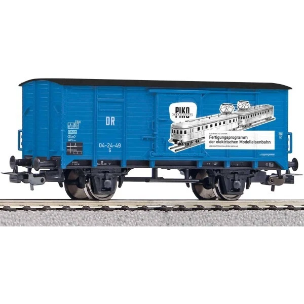 PIKO 24502 H0-GEDECKTER Güterwagen G02, DR, Ep.III 'VEB PIKO' H0 + Neu ...