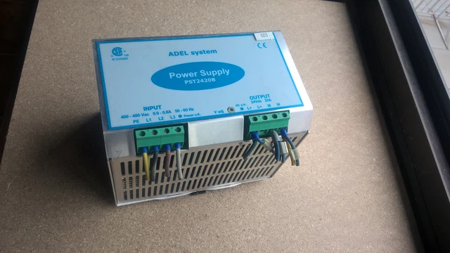 ADEL SYSTEM PST2420B Power Supply 24Vdc 20A Plc . EUR 98,00 - PicClick IT