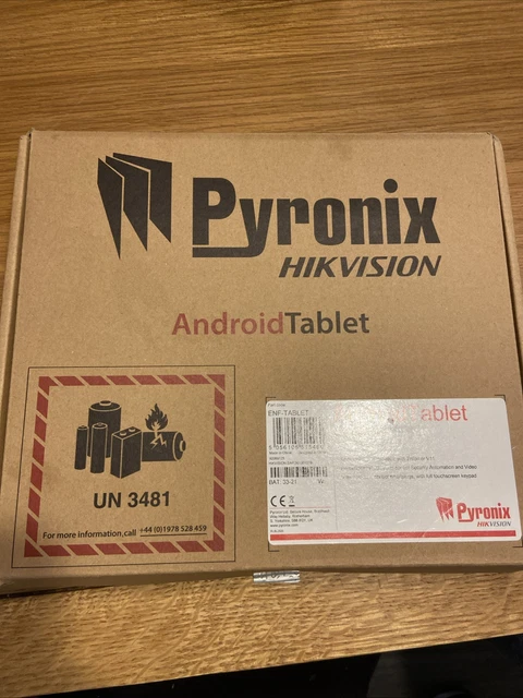 PYRONIX ENF-TABLET HIKVISION Home Control Hub Wireless Android Tablet ...