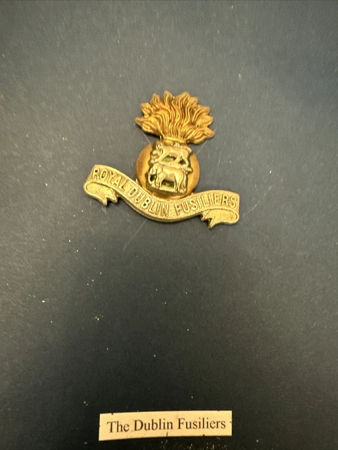 FIRST WORLD WAR Cap Badge Dublin Fusiliers £8.99 - PicClick UK