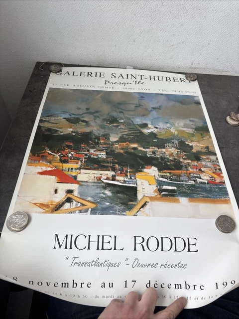 ANCIENNE AFFICHE /MICHEL Rodde / Galerie Saint Hubert / Lyon / 1995 EUR ...
