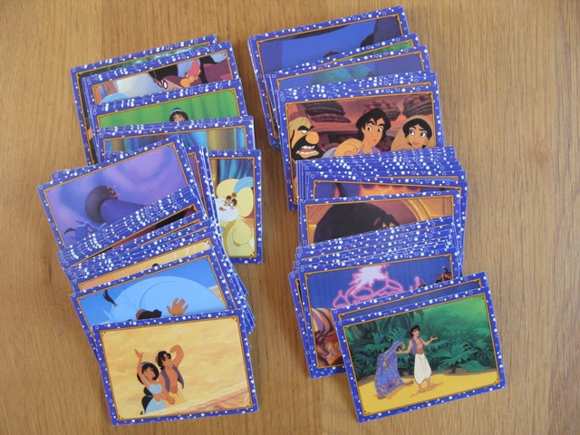 DISNEY'S ALADDIN 100 Card Base Set of Trading Cards from Panini 071 £8. ...