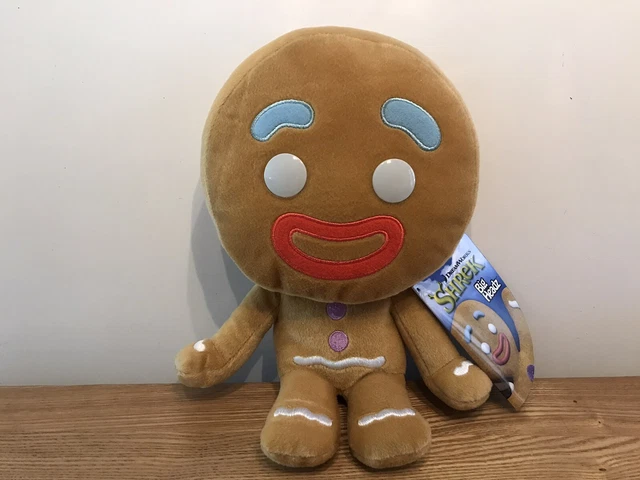 ( NEW ) Shrek Big Head ( Gingerbread Man ) Plush Soft Toy With TAG £12. ...