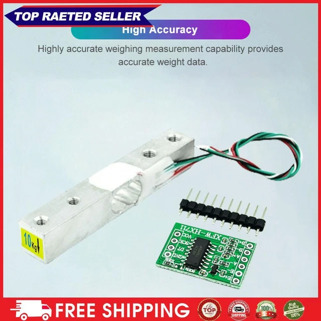 HX711 WEIGHT SENSOR Module 10KG Load Cell for Microcontroller (HX711 ...